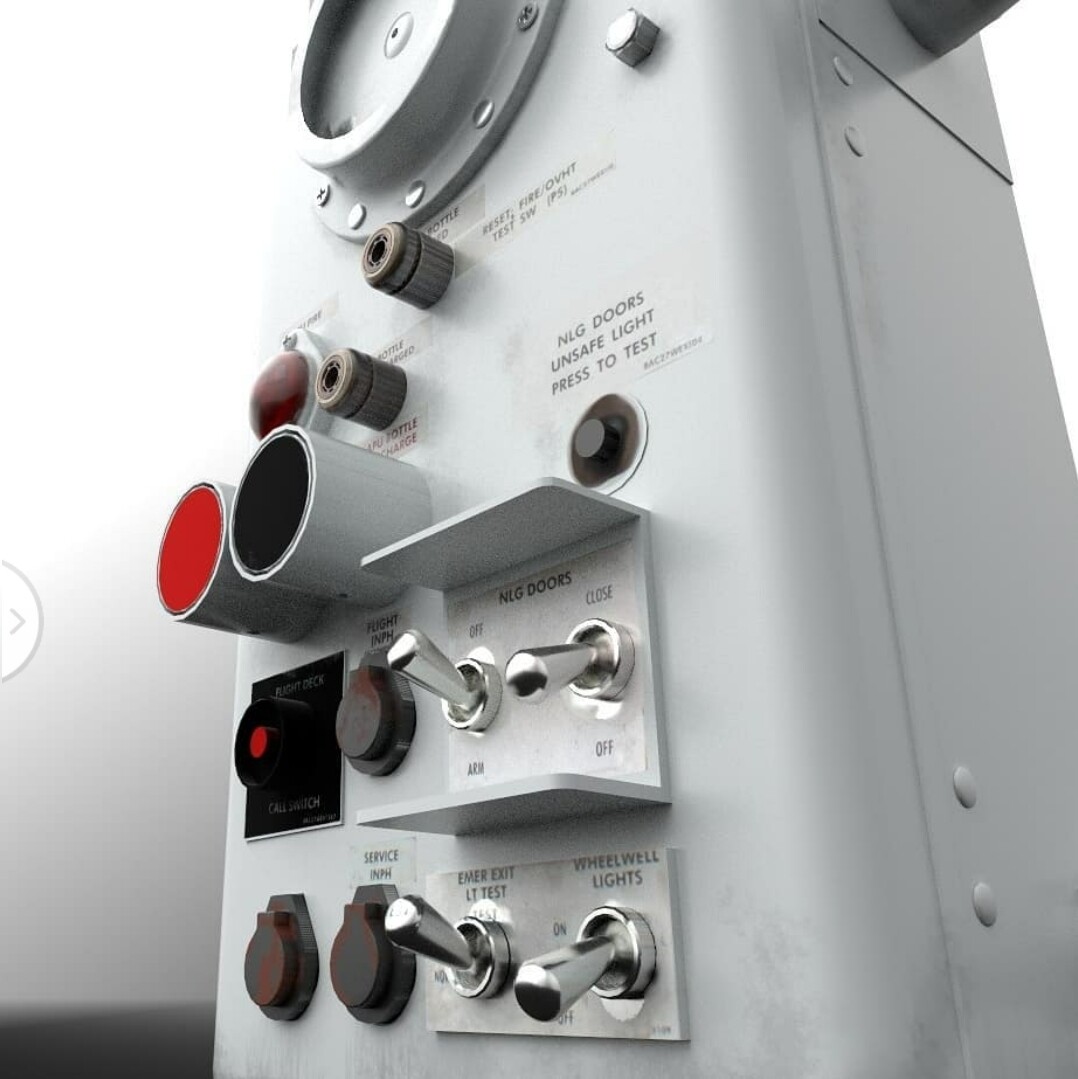 Rubens Maciel - Boeing 777 - Nose Landing Gear