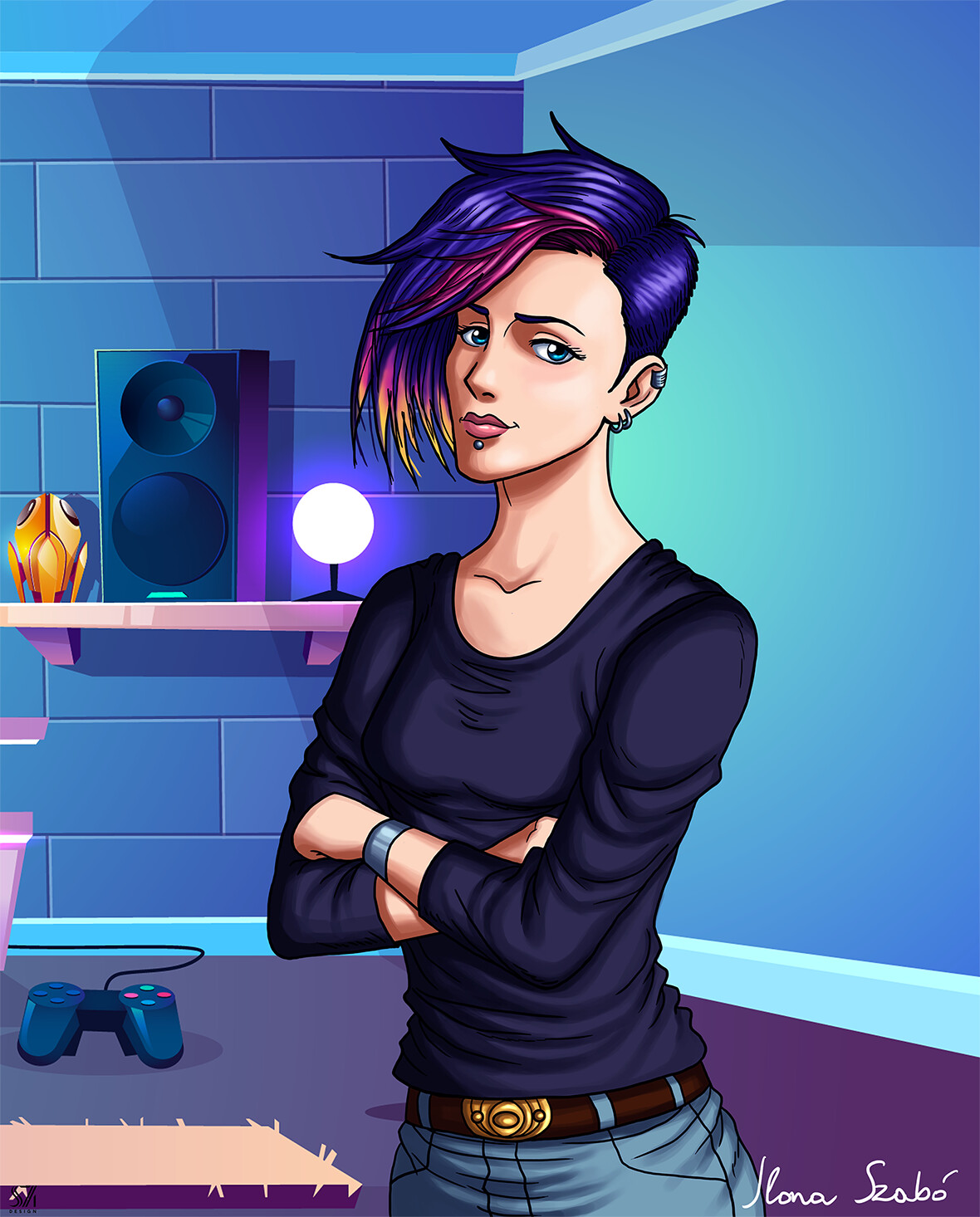 ArtStation - Electra-My original character