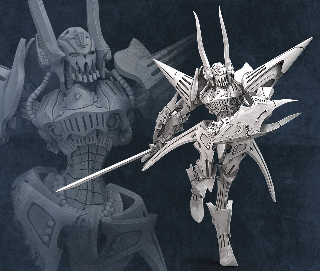 ArtStation - White phantom (The Gundam)