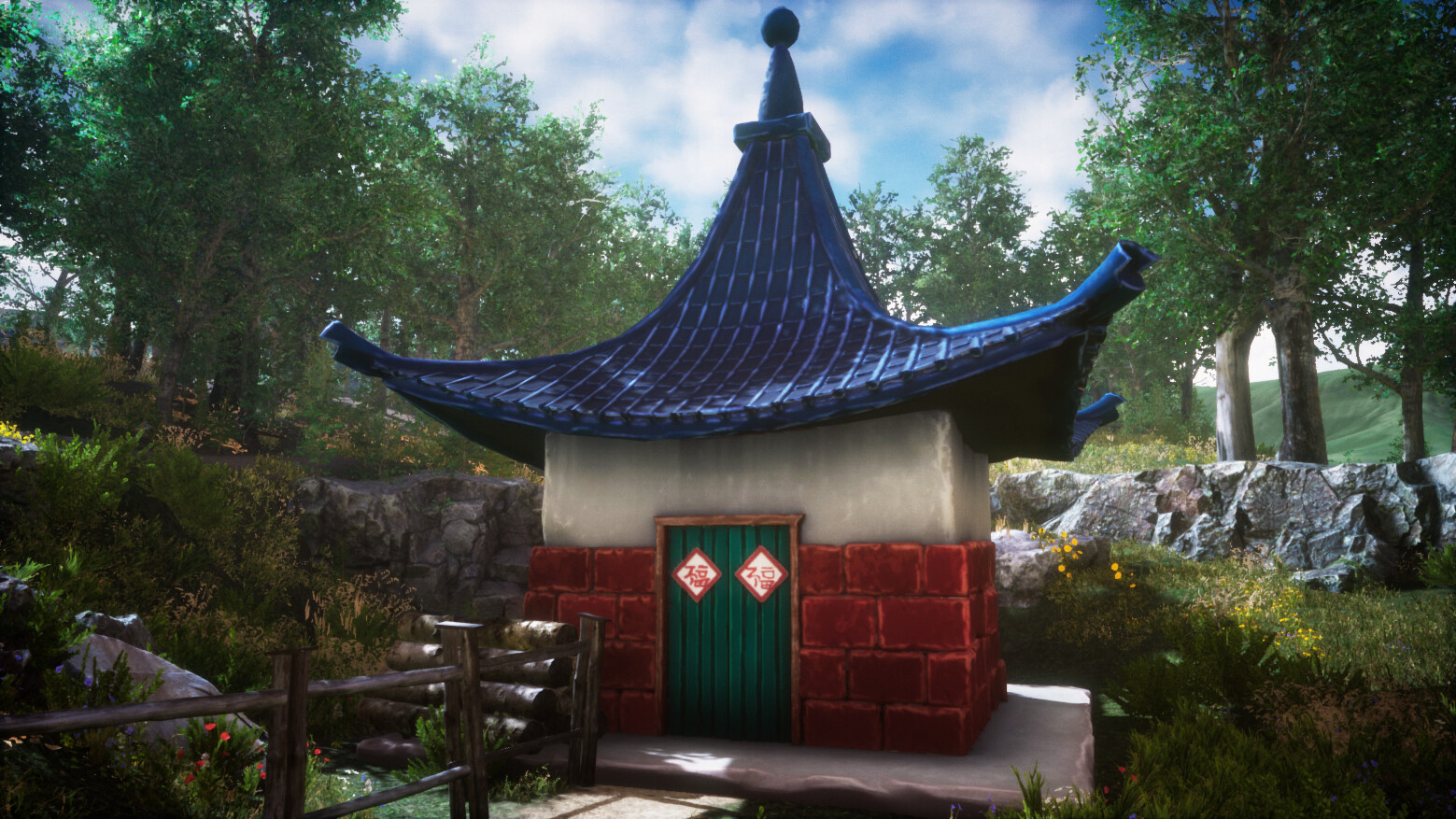 ArtStation - Grandpa Gohan House