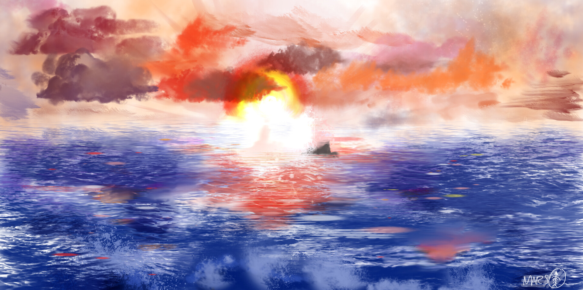 ArtStation - Implosion at Sunset