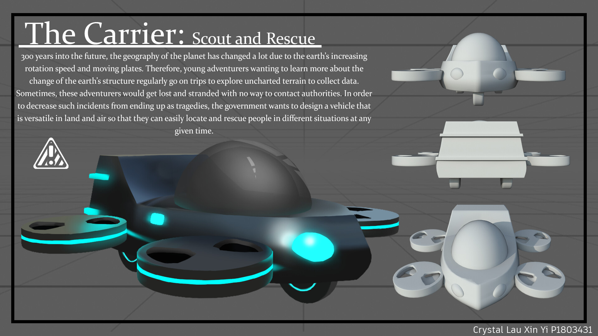 ArtStation - The Carrier Rescue Vehicle concept design