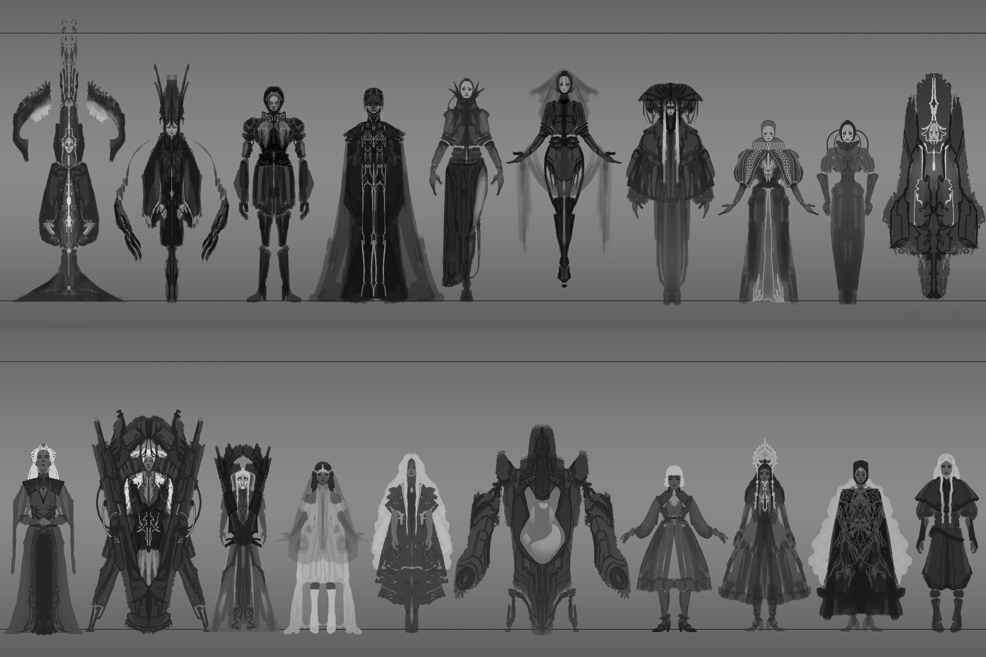 ArtStation - AfterLife Character Explorations