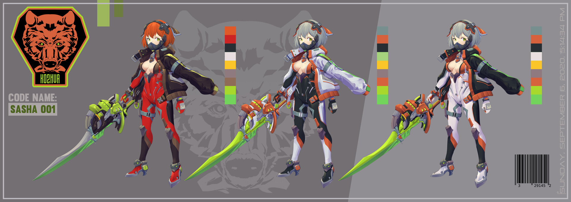 Kelvin Chee Ann Fung - Character Design: Sasha Orlov