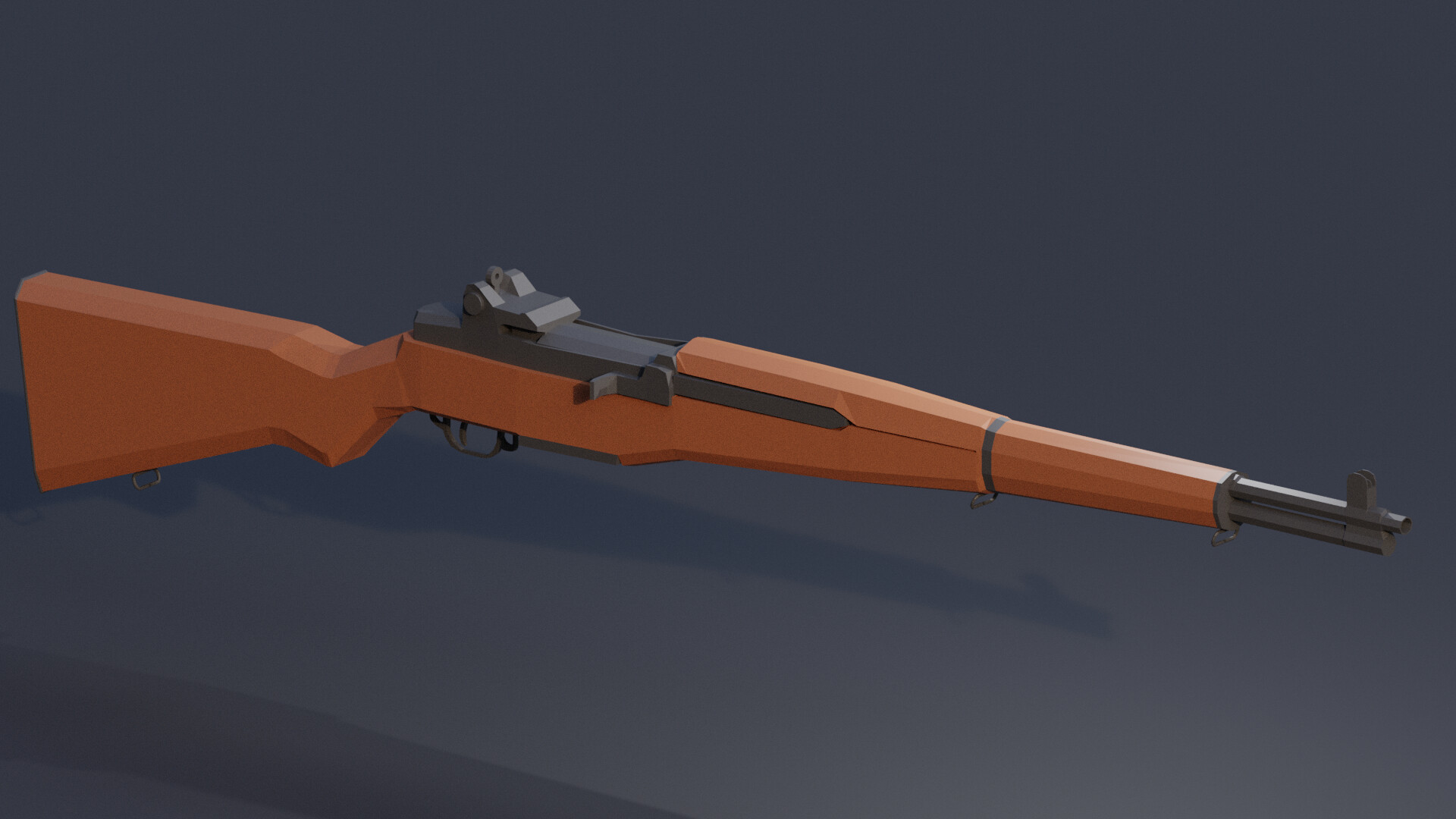 ArtStation - M1 Garand rifle - Low Poly