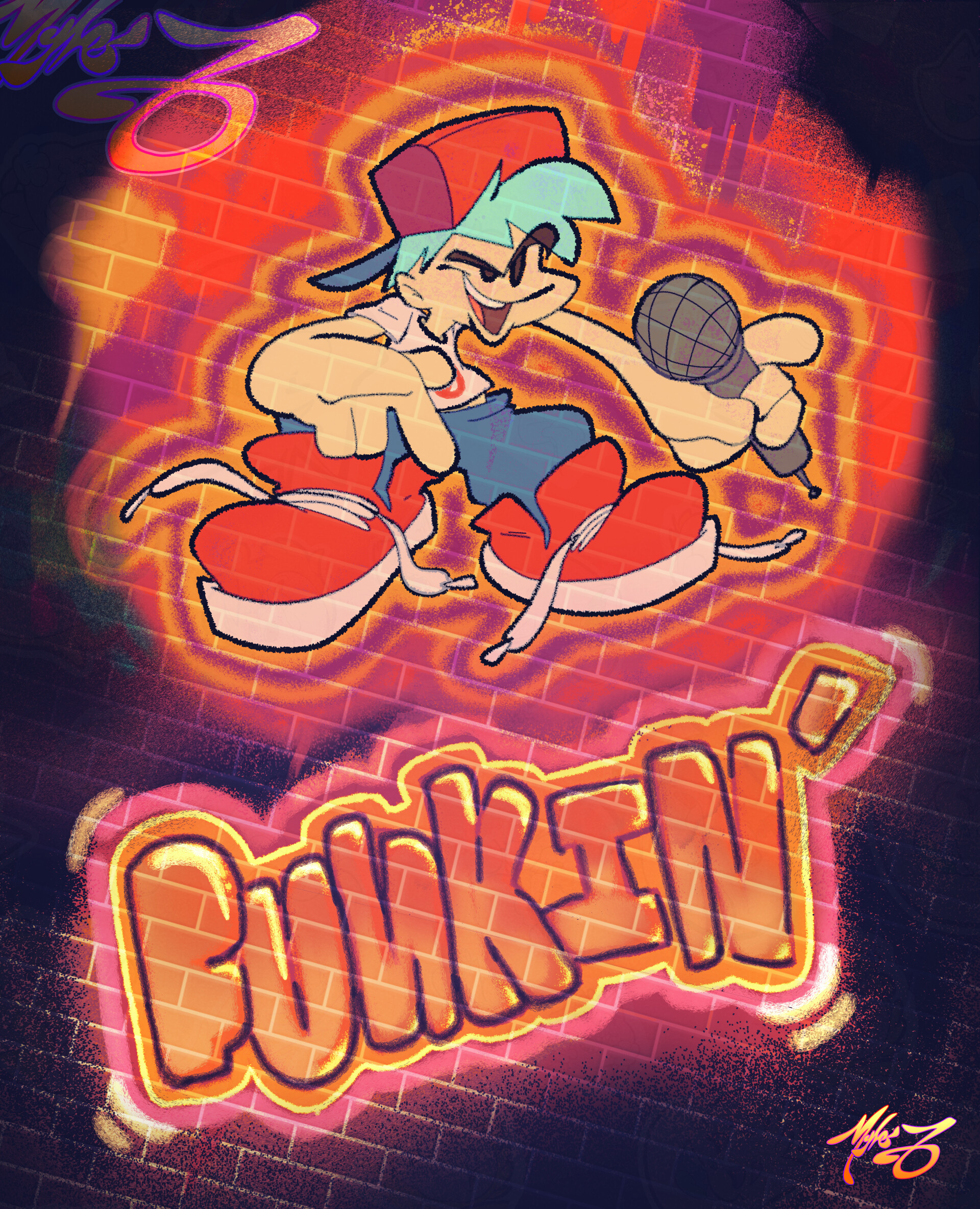 ArtStation - Funkin Night Friday Night Funkin