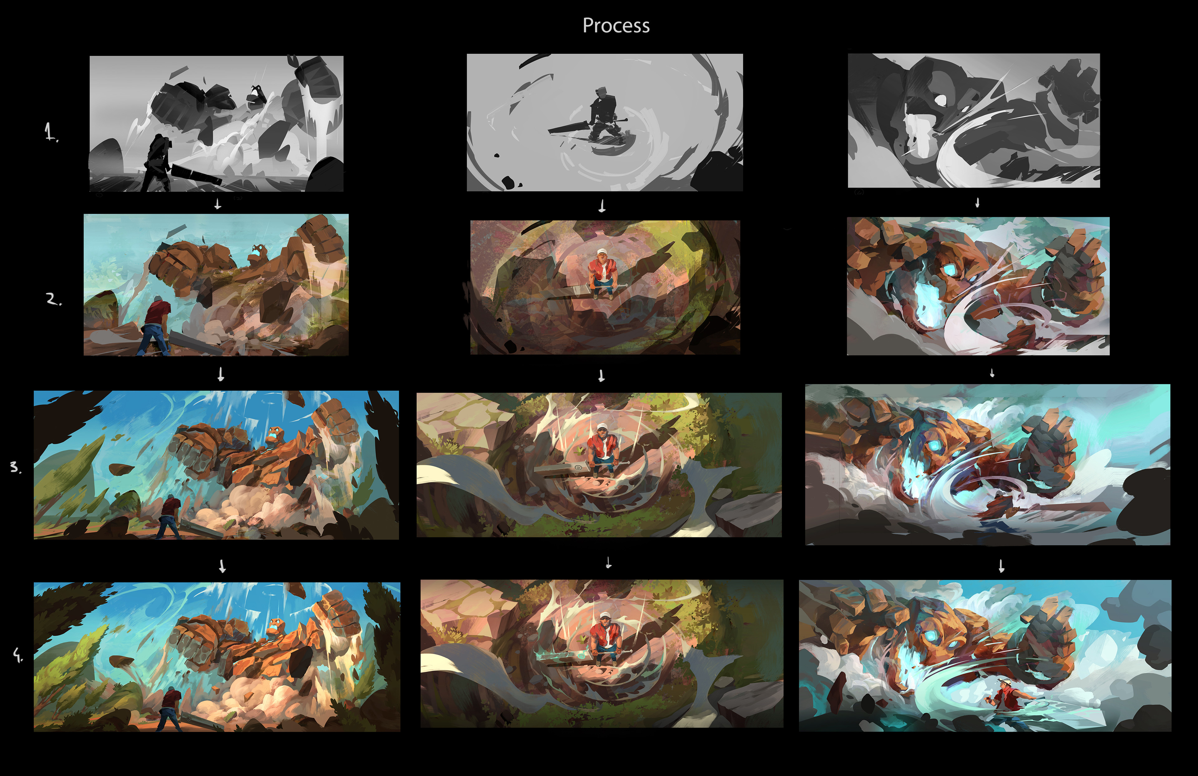 Hue Teo - Fantasy Worlds-The Golem