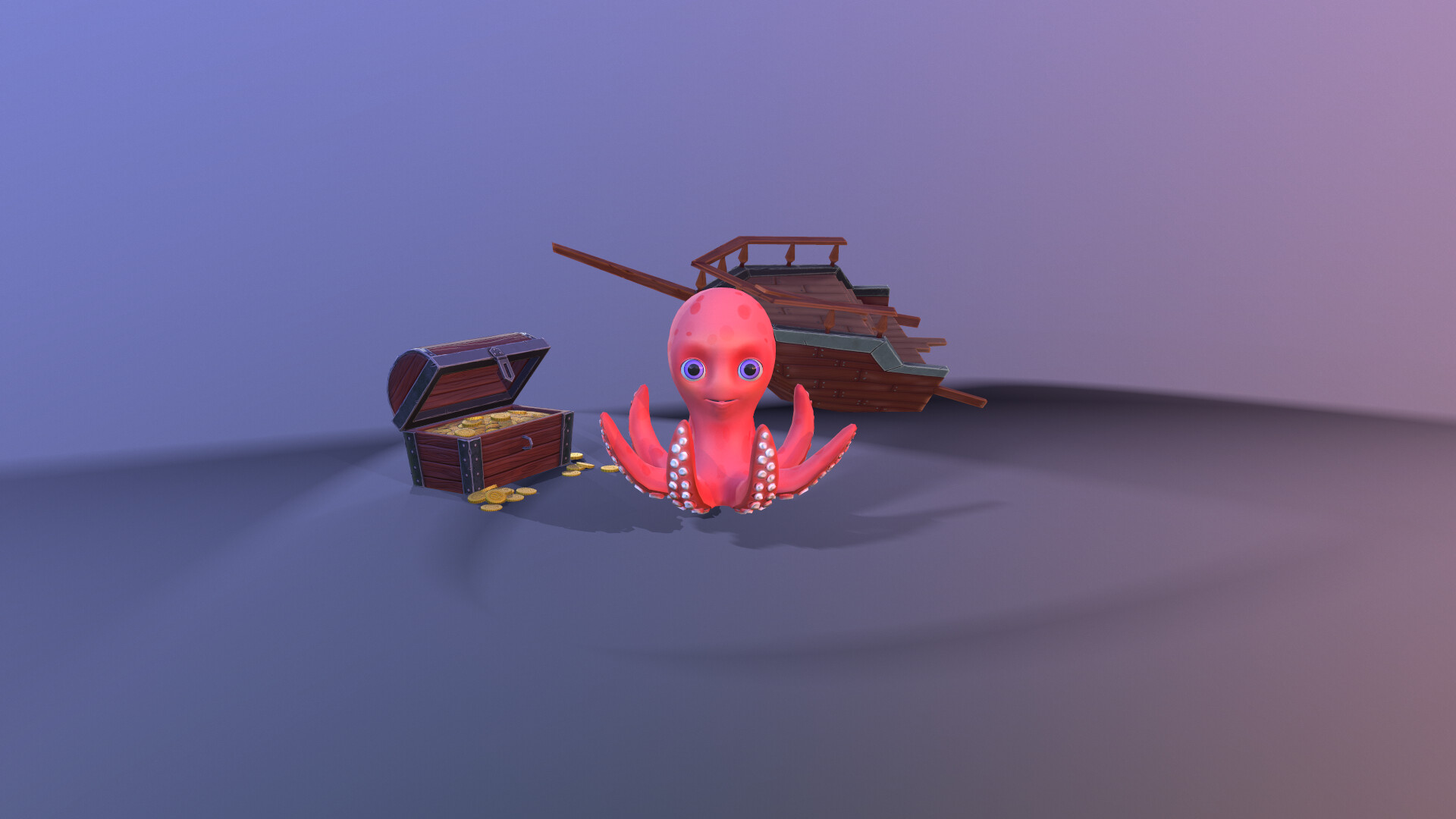 ArtStation - octopus ar