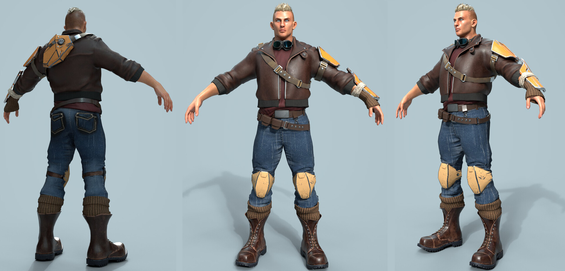 ArtStation - Sci-fi male character