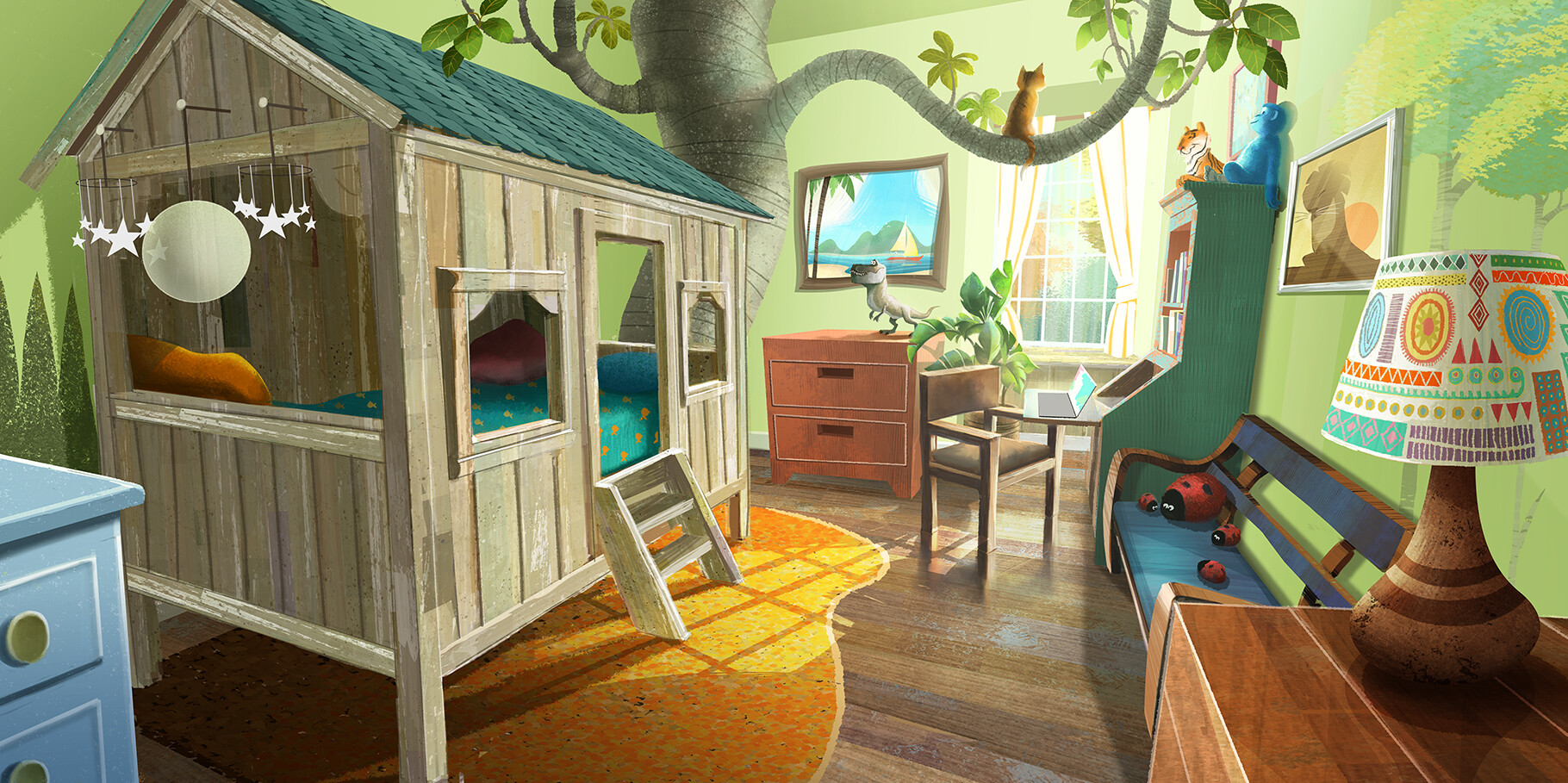 August Hall - Concept Art