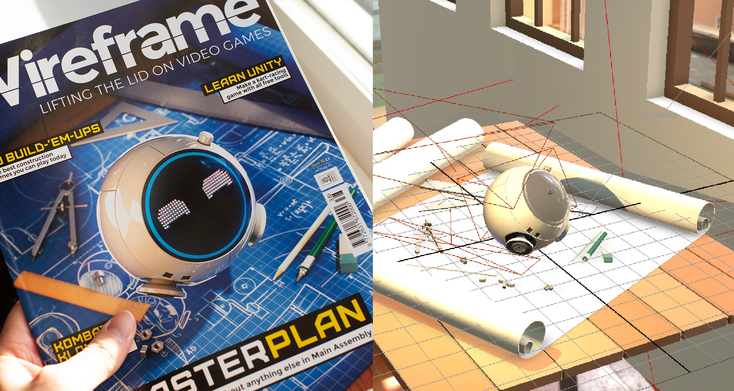 Luke Viljoen - Main Assembly - Cover art for Wireframe Magazine.