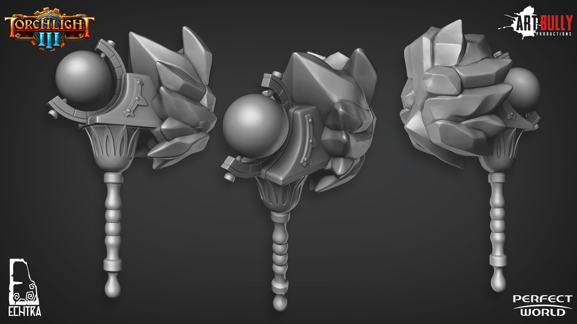 Art Bully Productions - Torchlight 3 - Weapons - 01