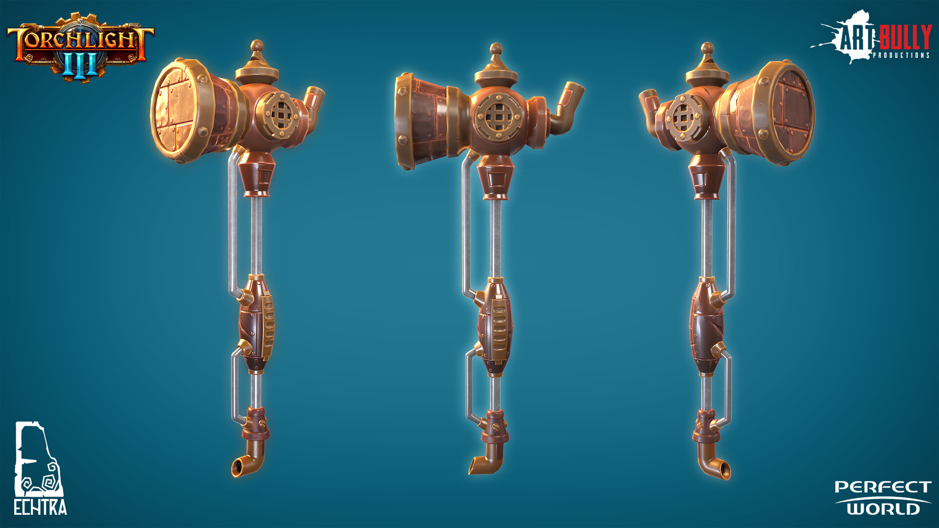 Art Bully Productions - Torchlight 3 - Weapons - 01