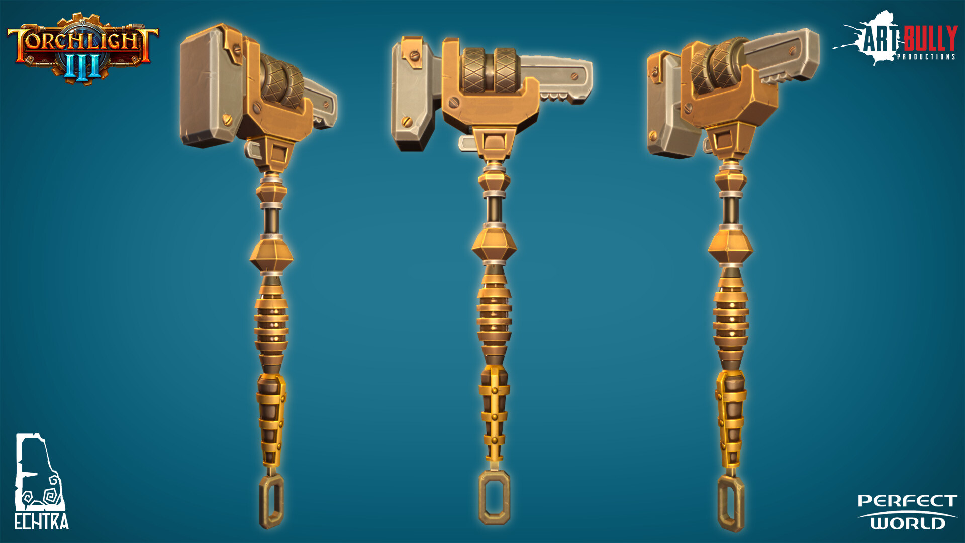 Art Bully Productions - Torchlight 3 - Weapons - 01