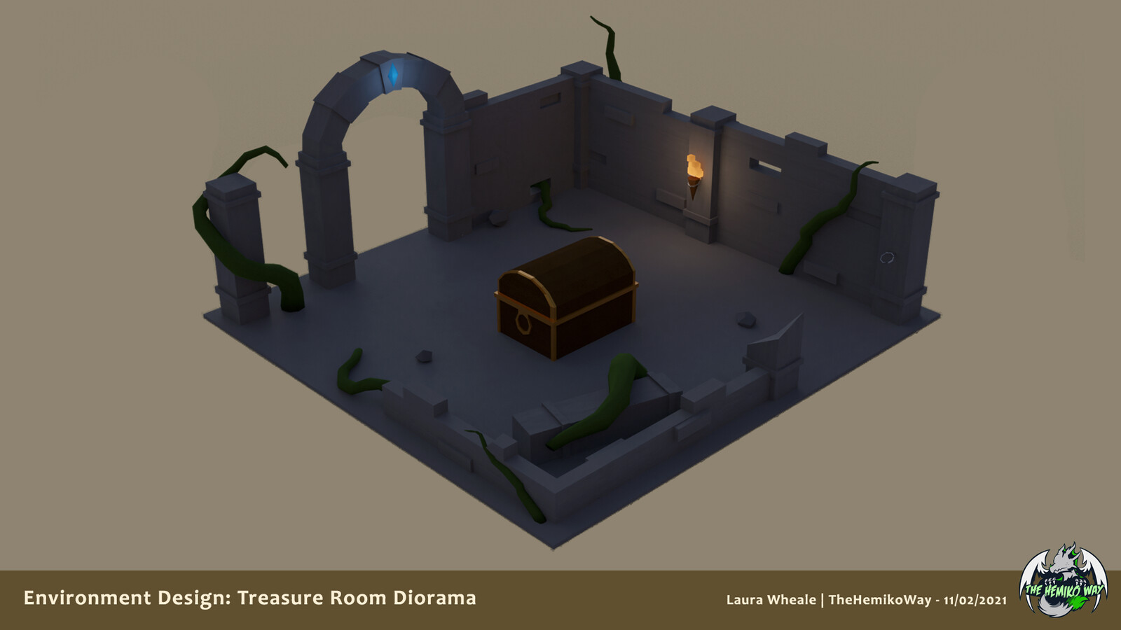 Laura Wheale - Environment Design: Treasure Room Diorama