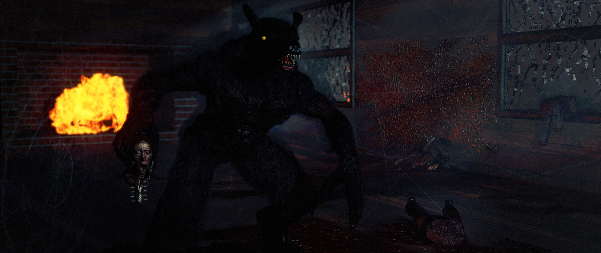 ArtStation - Werewolf attack