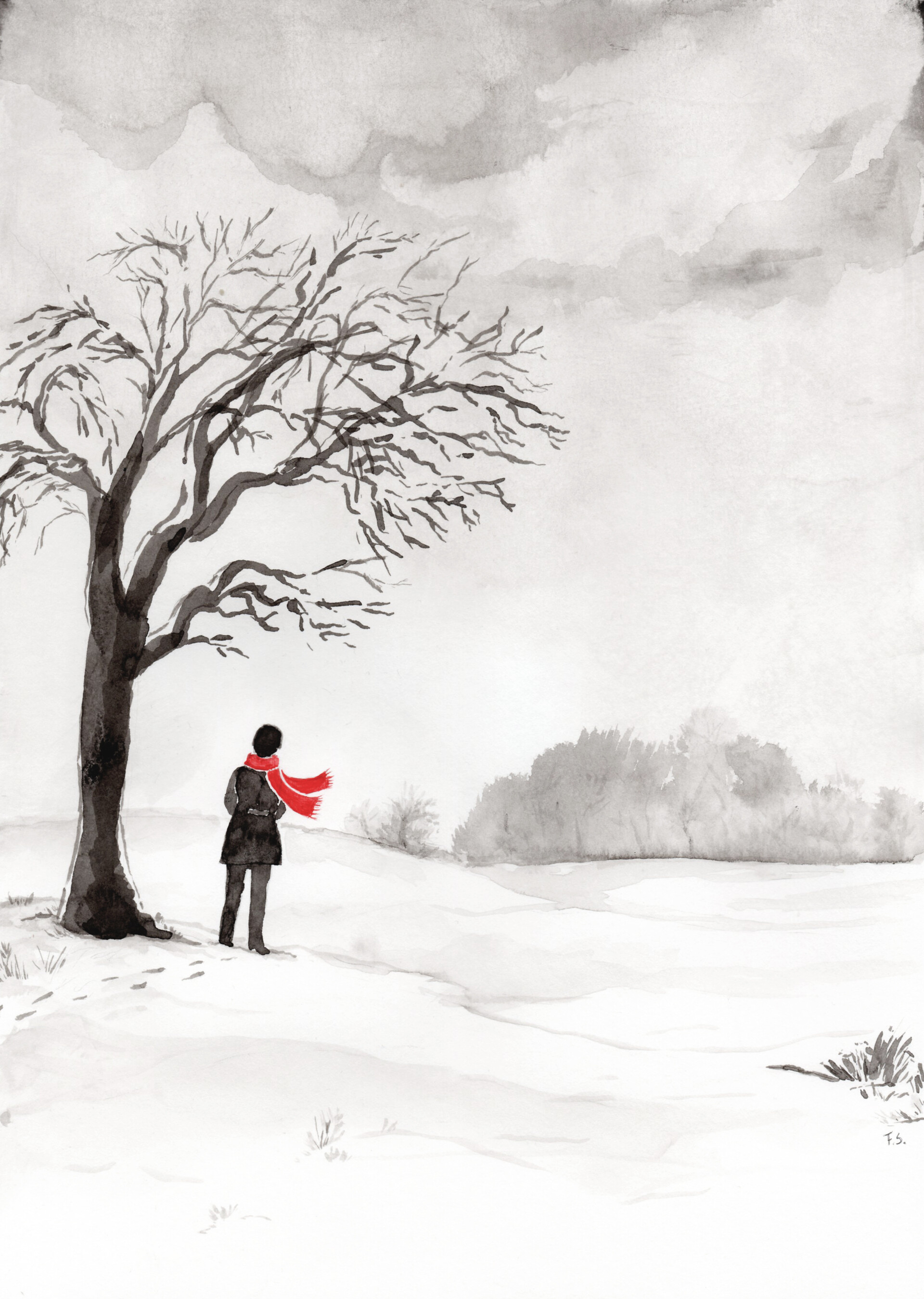 ArtStation - Snowy landscape