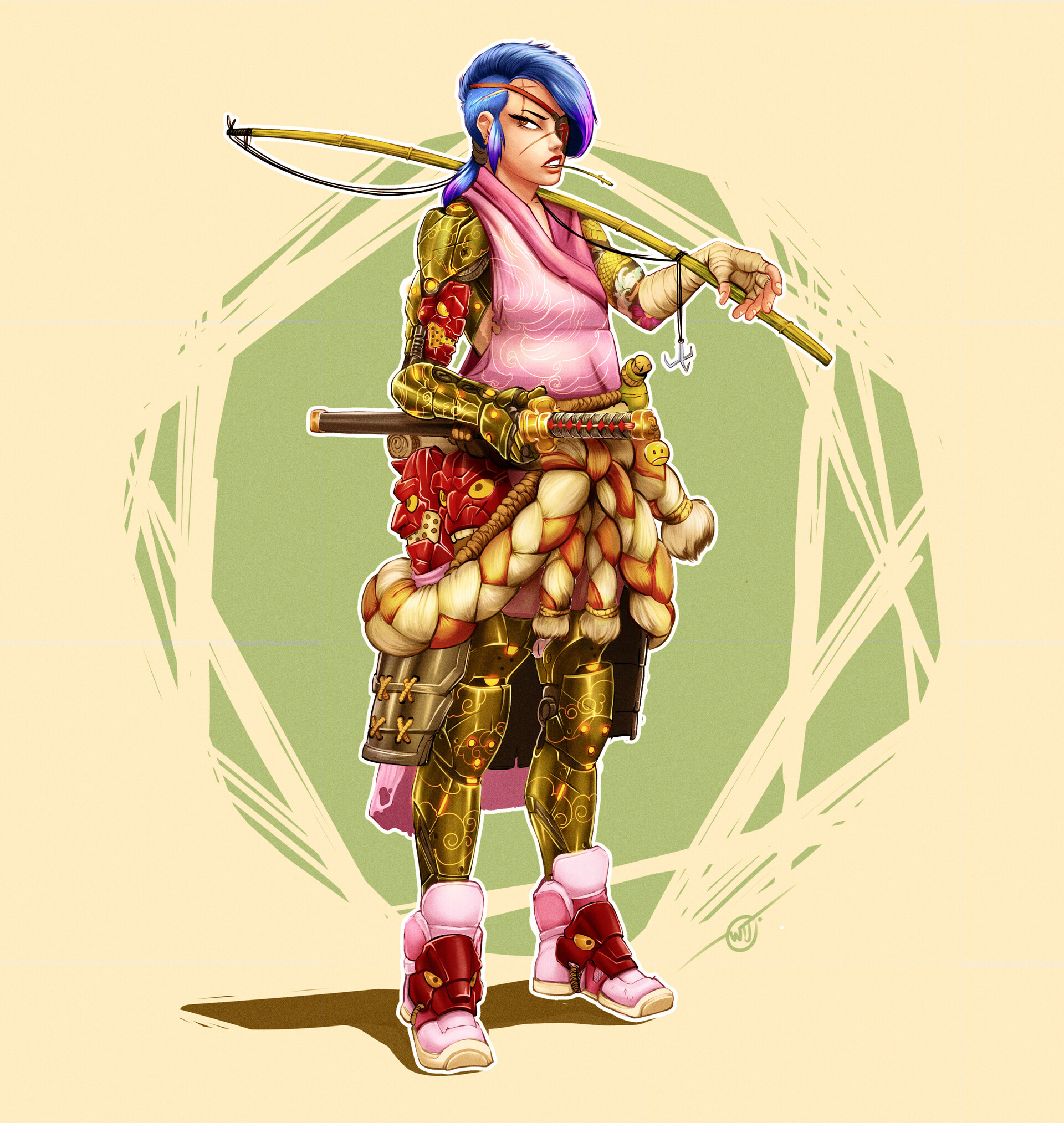 ArtStation - Mayu MGP- Mecha Girls Project