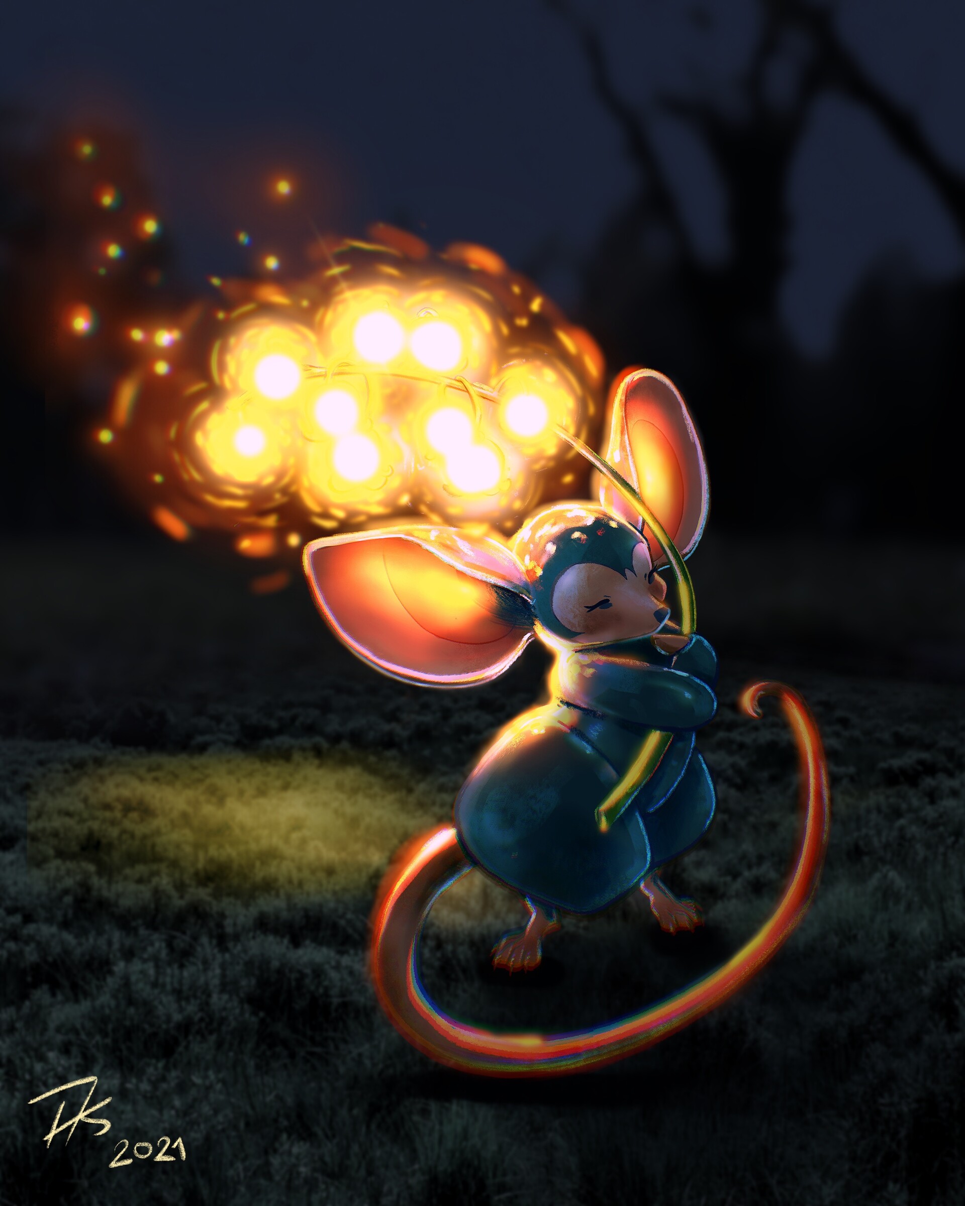 ArtStation - Cute rat