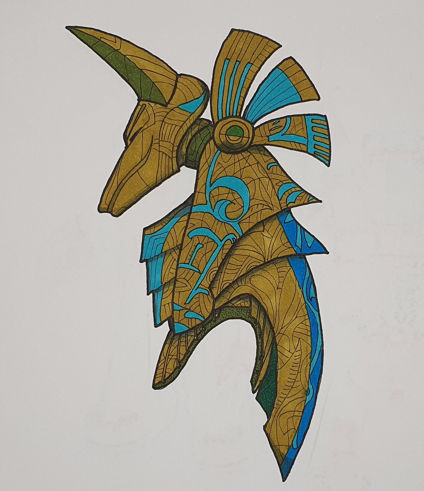 ArtStation - Stargate fanart - Anubis Headgear and Eye of Ra