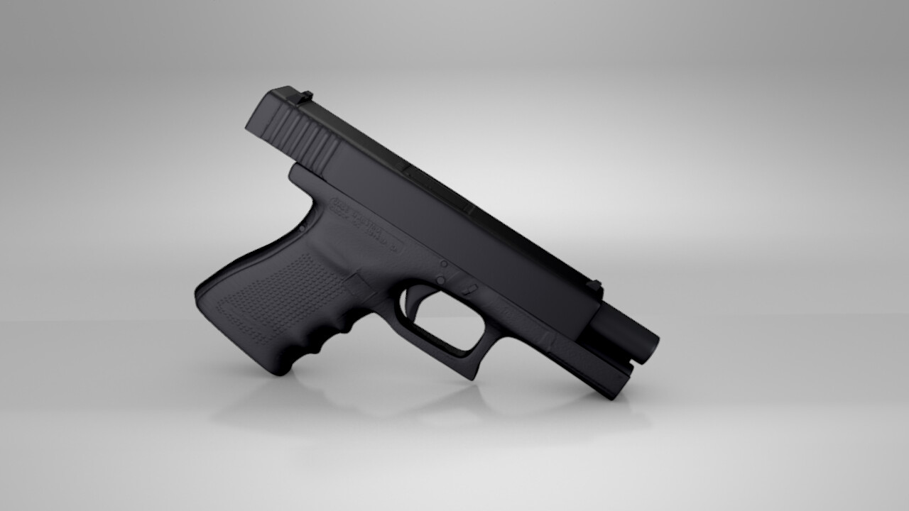 ArtStation - Glock Pistol, Glenn Moeri