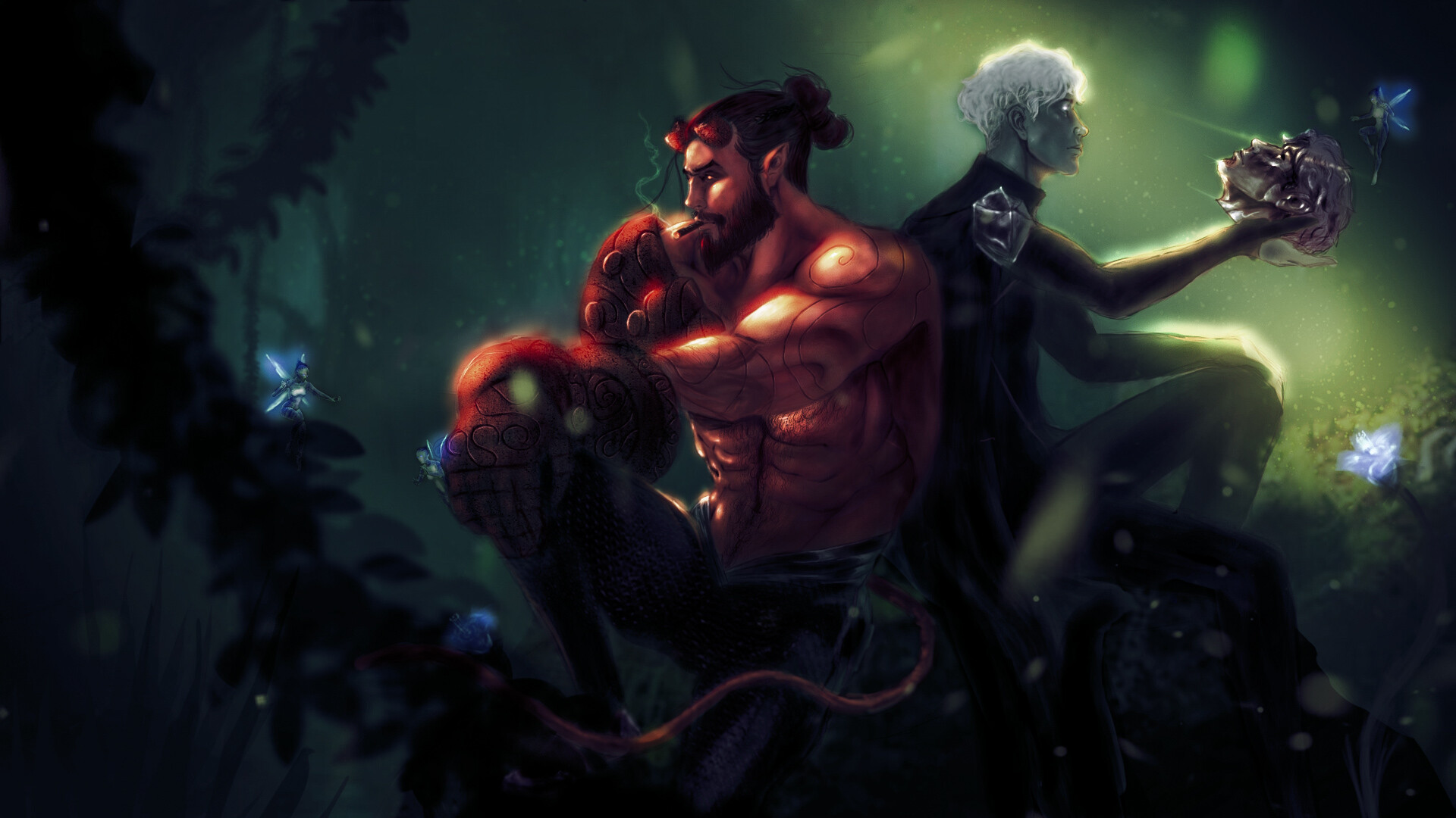 derrick (Cornelius Hol) walls - Hellboy and the Celestial