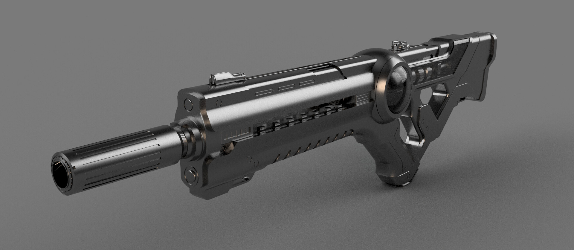 ArtStation - Aretor Rifle - 3D print Model