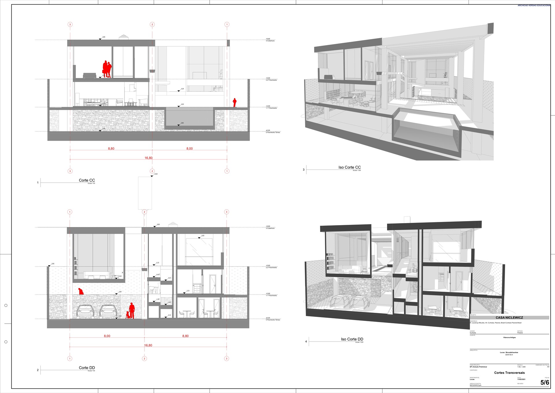 Lucas Skruzdeliauskas - 2021 // ARCHICAD LEARNING #3 - NICLEWICZ