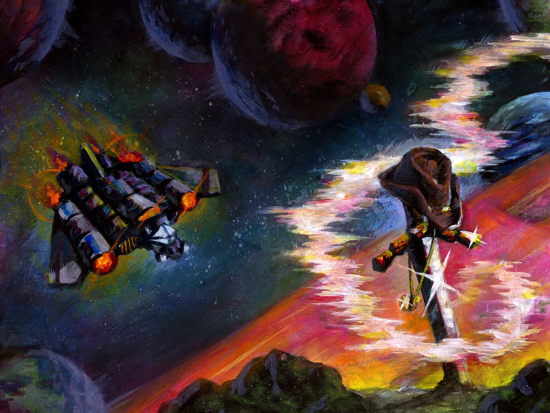 ArtStation - The Winds of Beyond, Book Cover