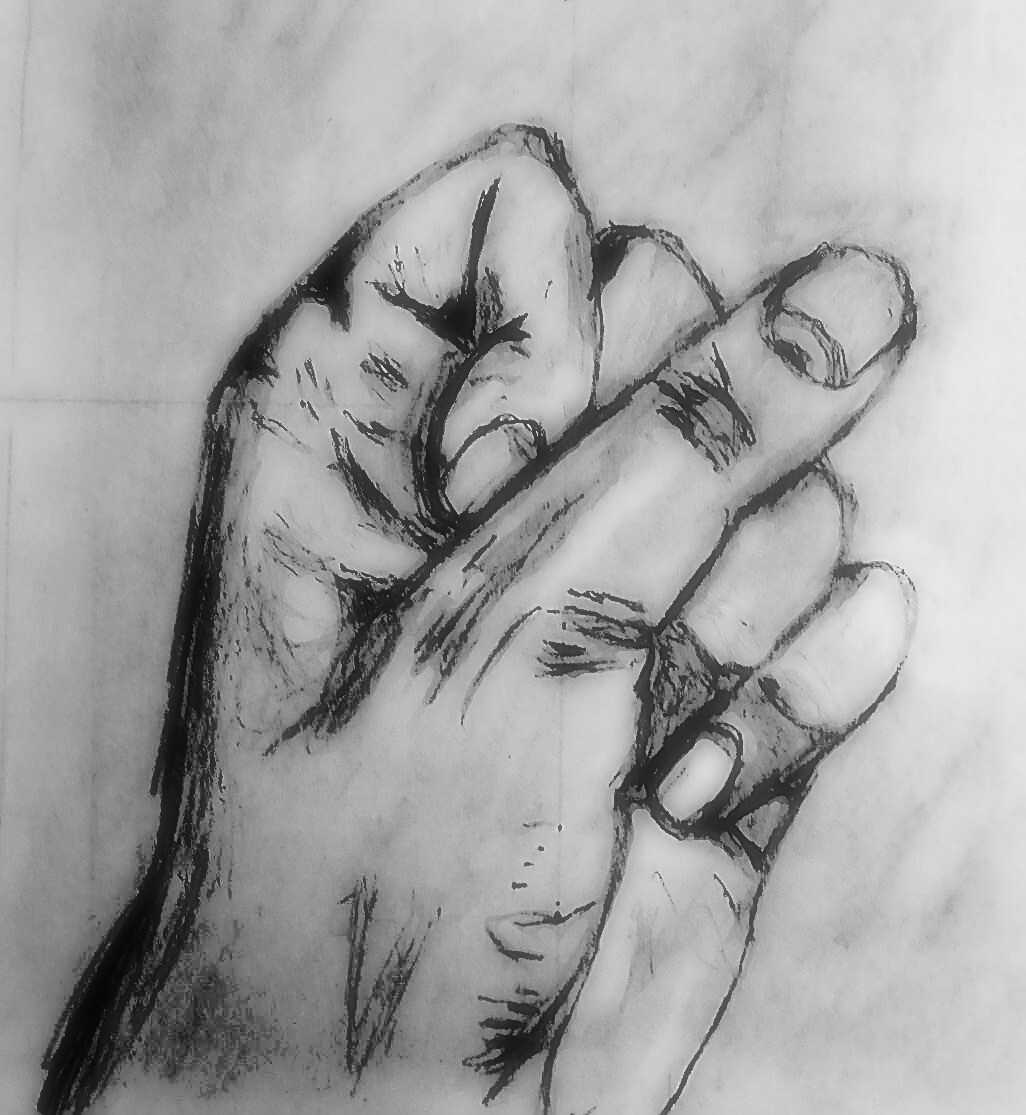 ArtStation - My left hand - study