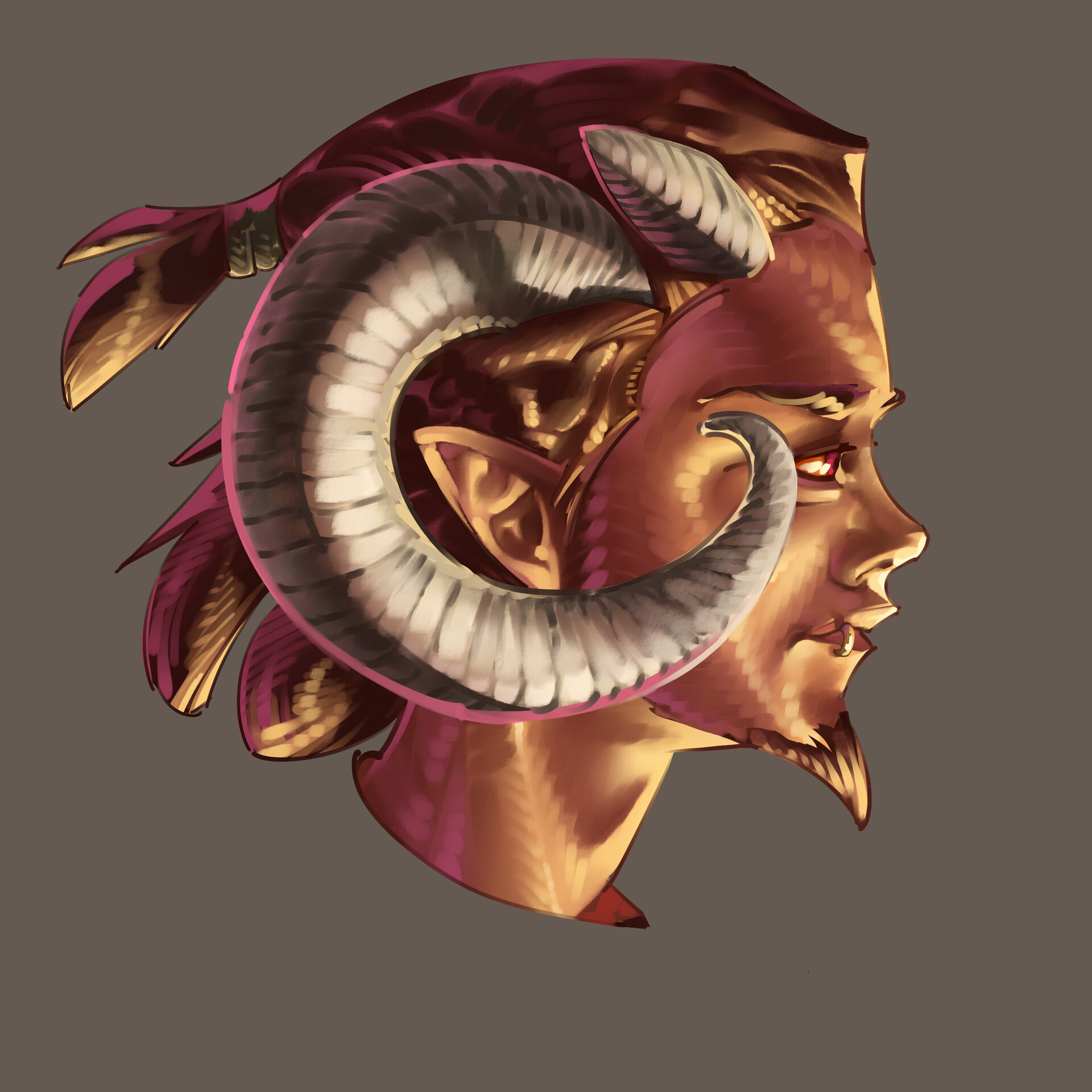 ArtStation - Devil Head.