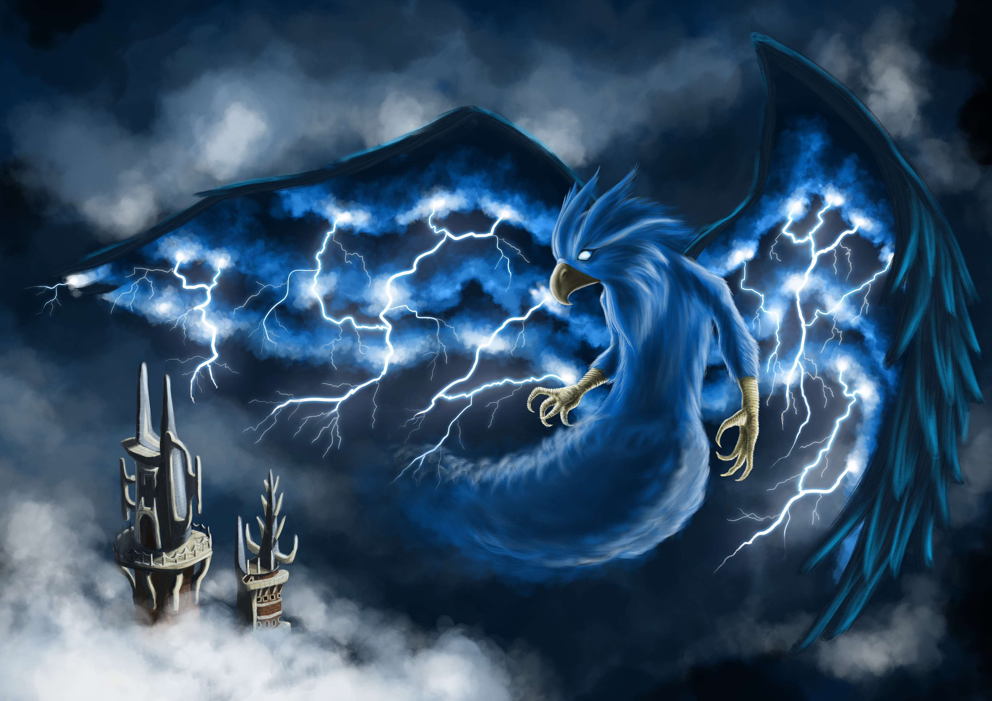 Air Elemental by Aurelio Vicari : r/ImaginaryElementals