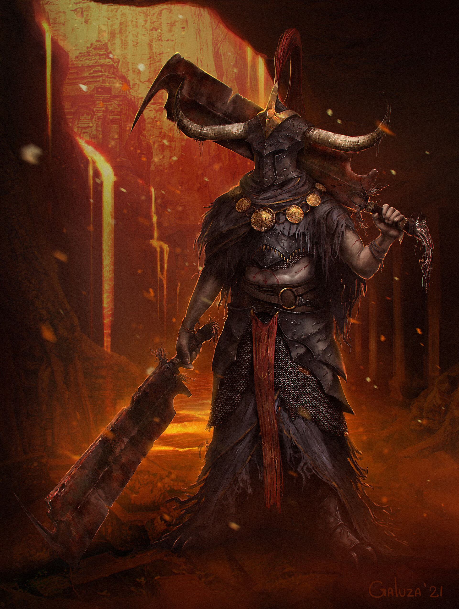 ArtStation - Demon Guardian