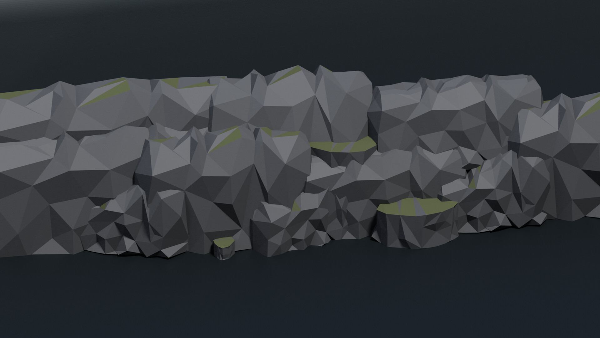 ArtStation - Cliff - Low Poly