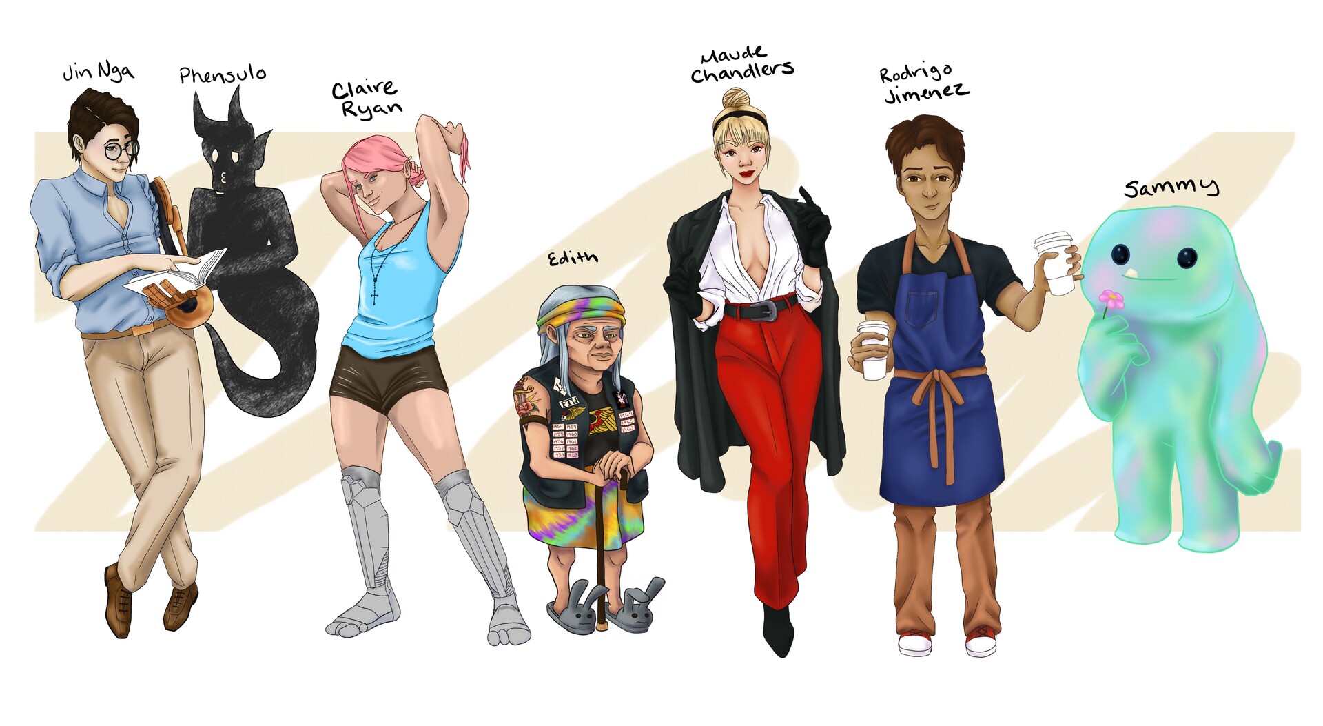 ArtStation - Wayward - Full Cast Concept