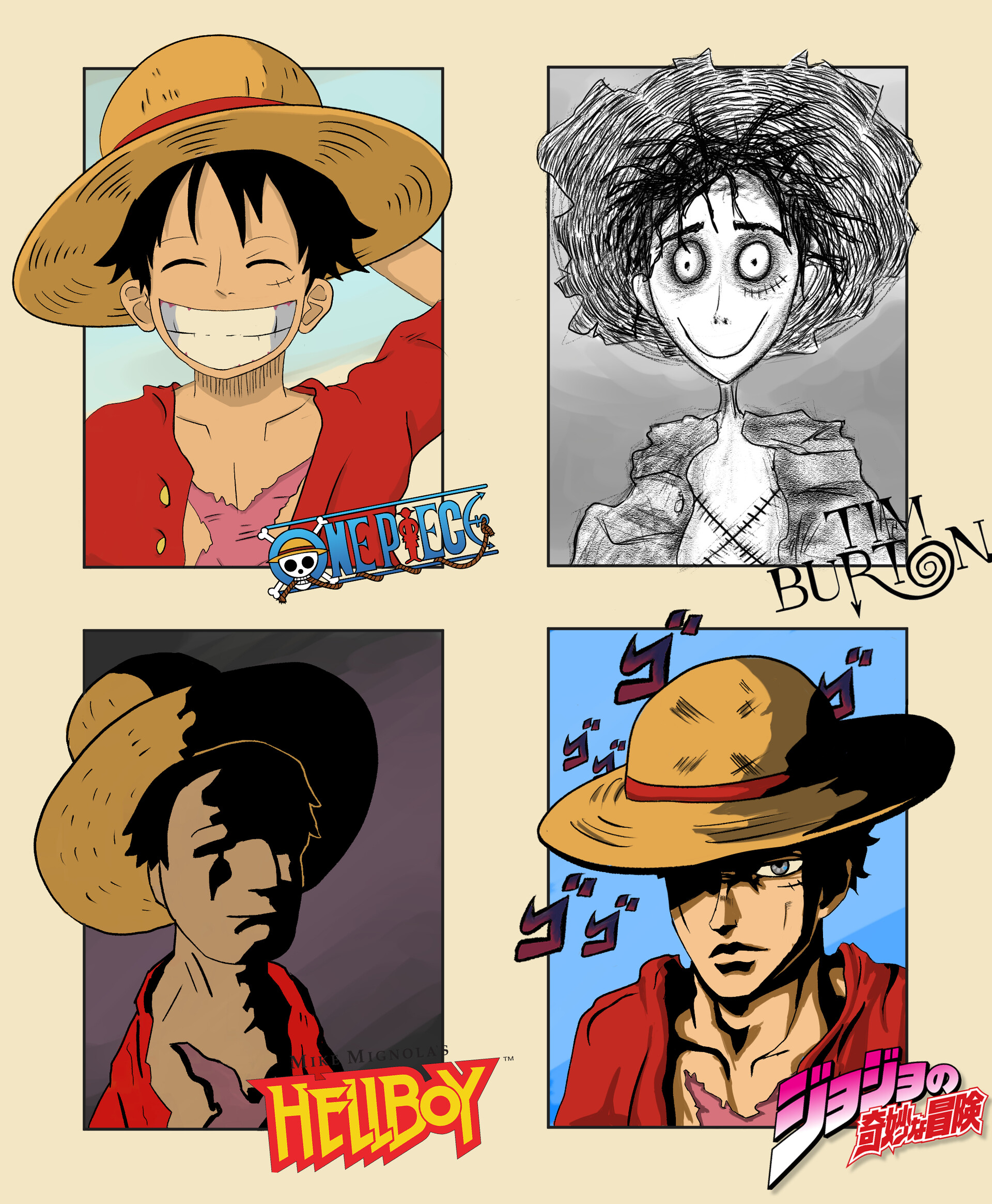ArtStation - luffy styles