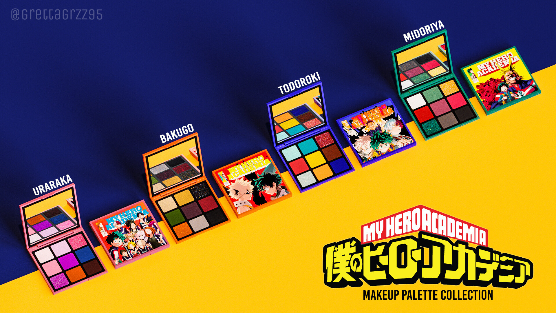 ArtStation - Boku No Hero Concept Makeup Collection