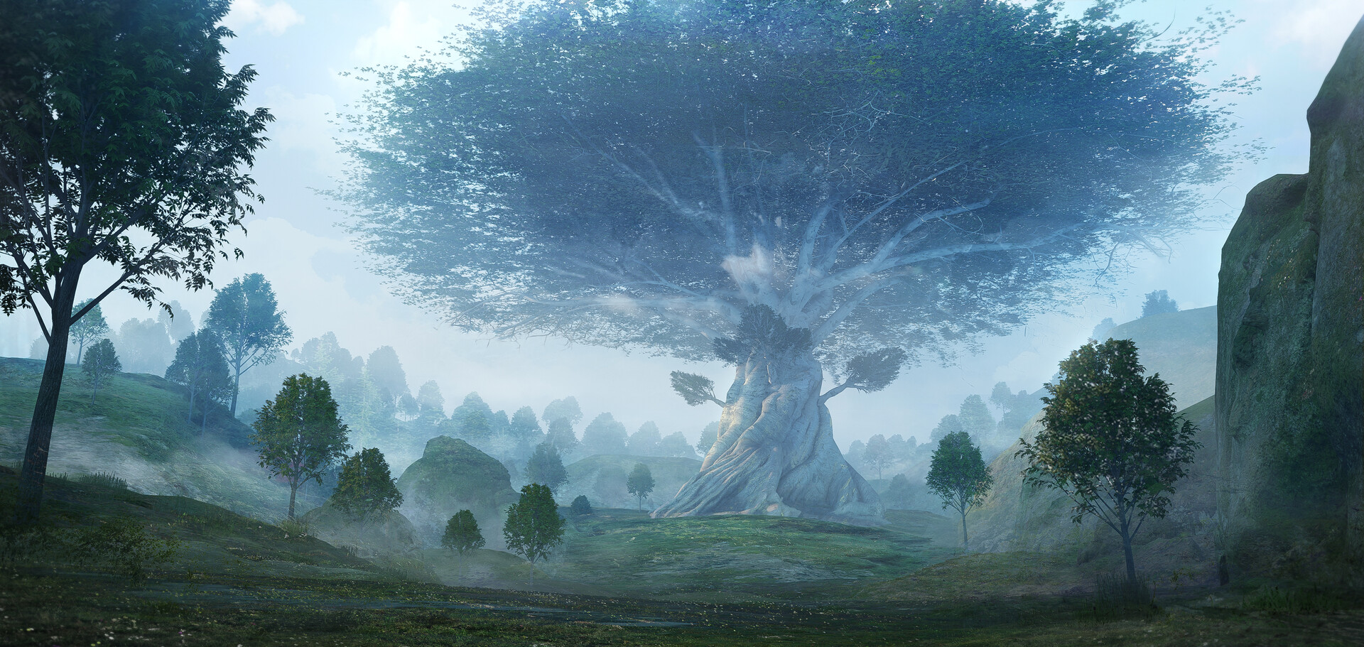 ArtStation - The Forest of Myth (NieR: Replicant Fanart)