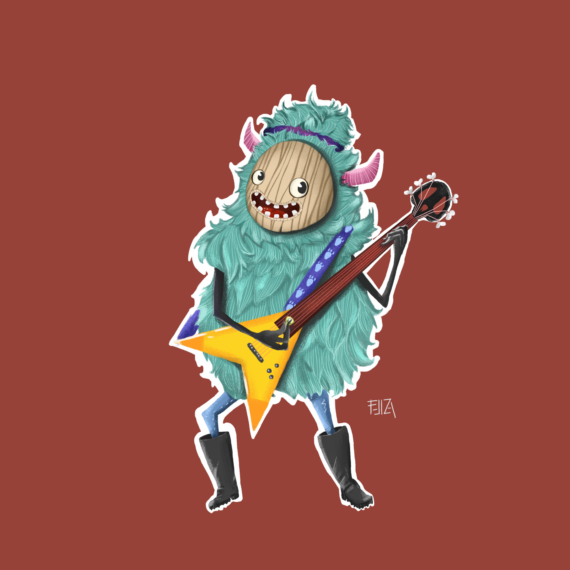 ArtStation - Rocking Monster