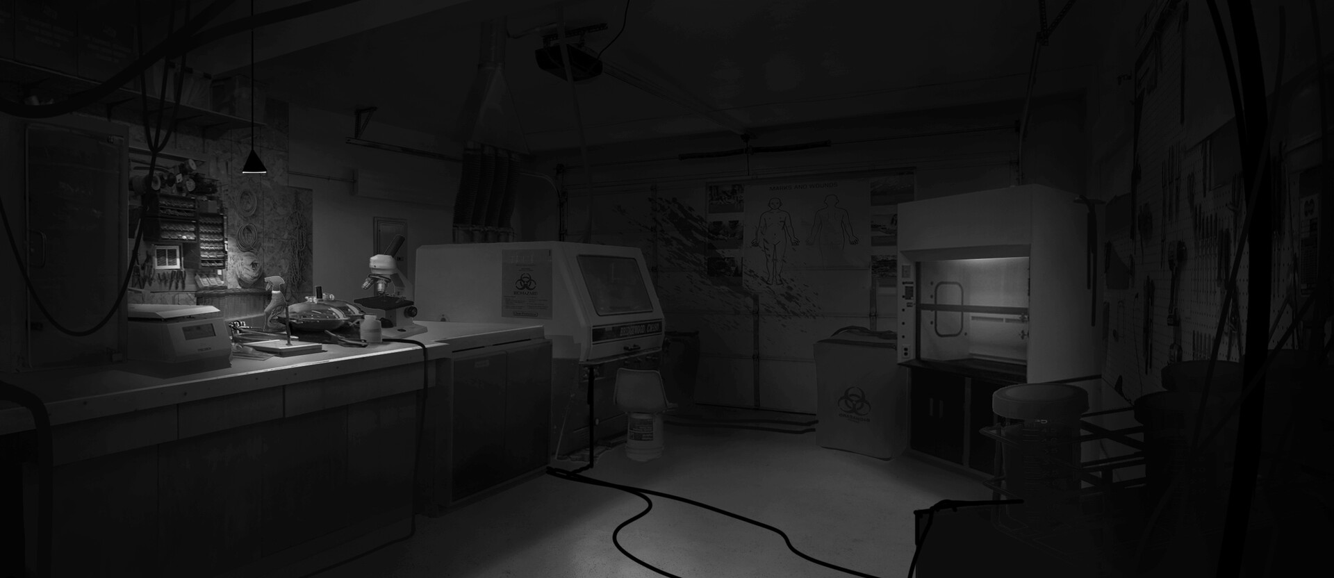 ArtStation - Grayscale Interior - Garage Laboratory