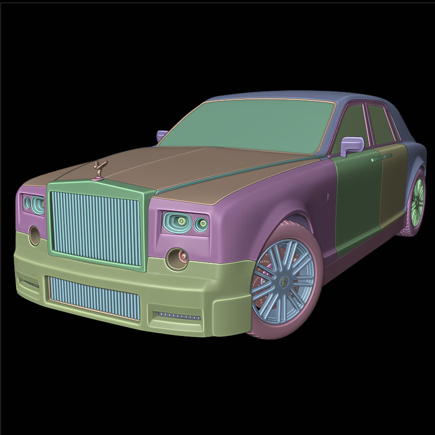 ArtStation - Rolls Royce Phantom