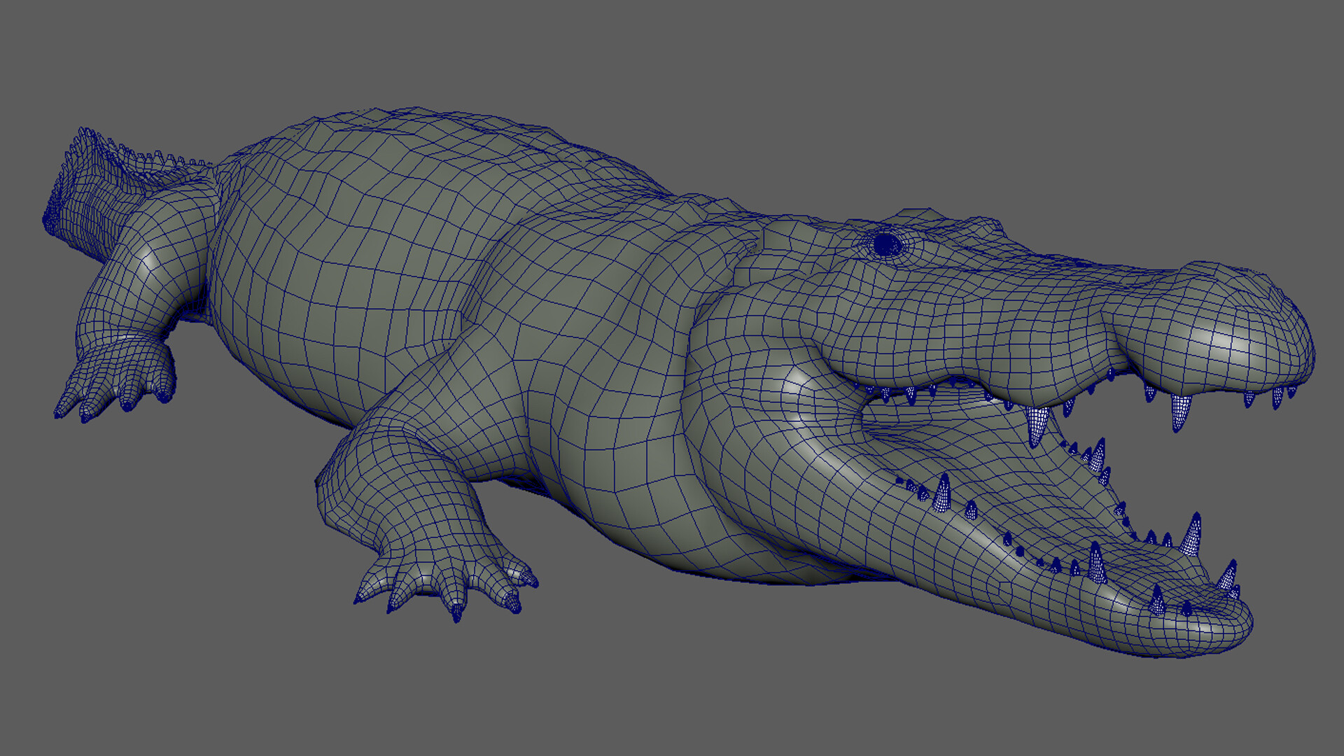 ArtStation Nile Crocodile 3D Model Available on Marketplace