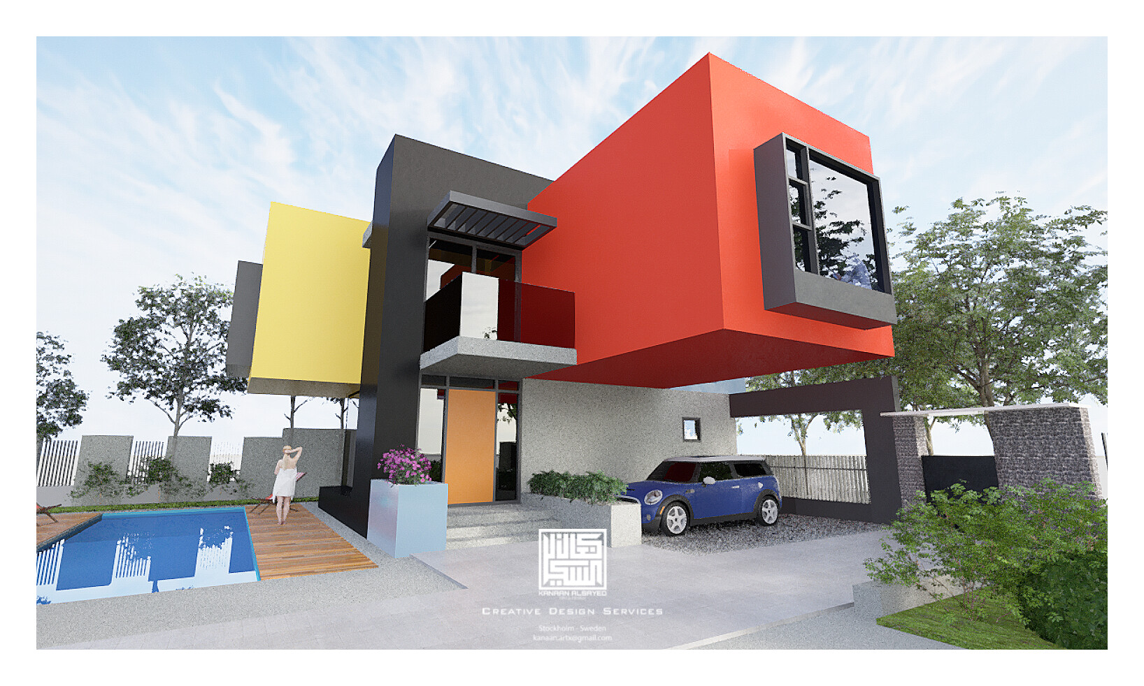 ArtStation - Modern House Design Concept 2021