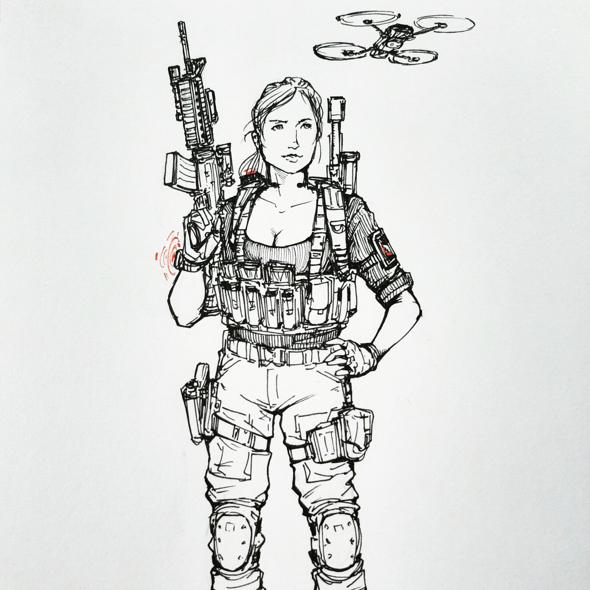 ArtStation - Division ink sketches