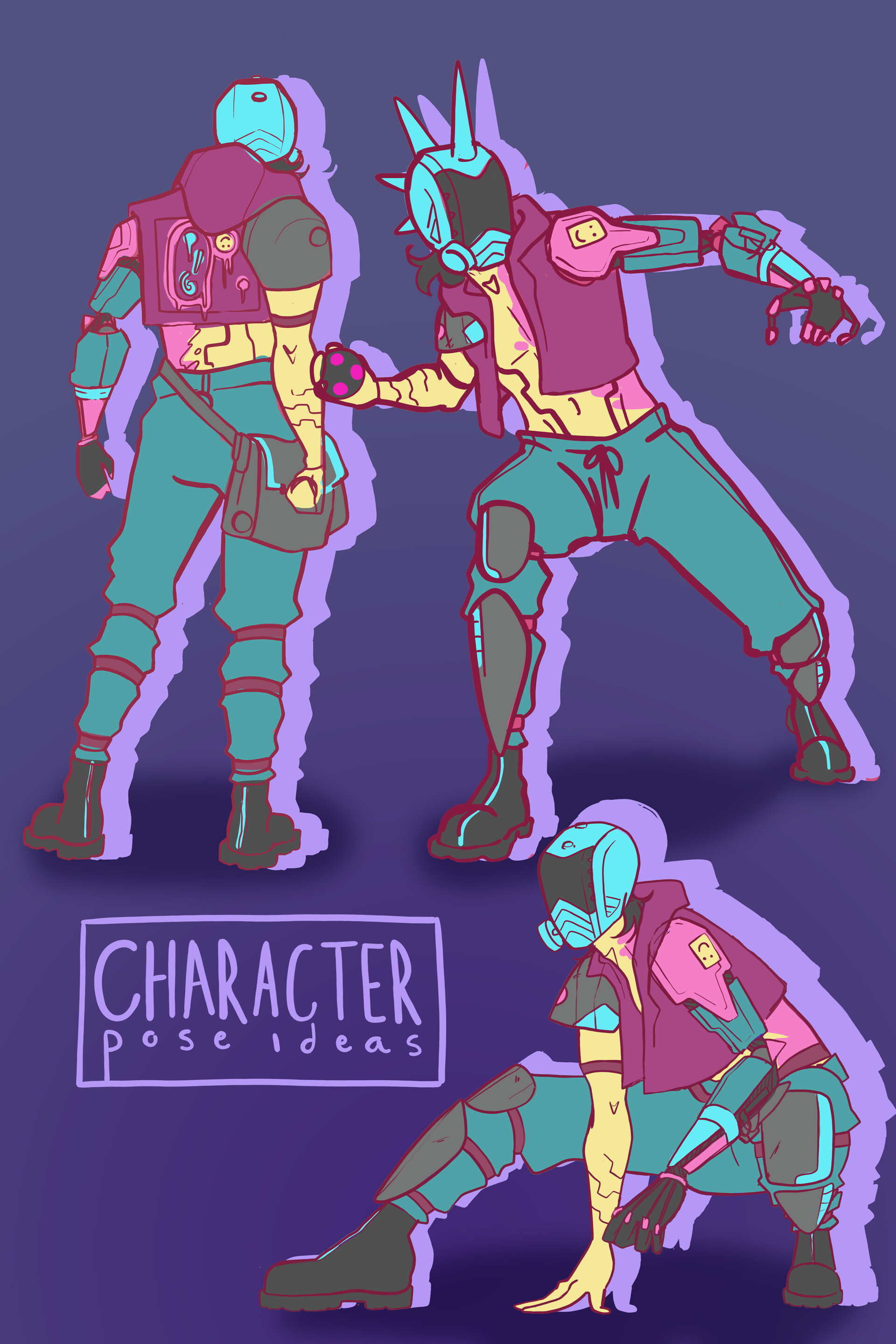 ArtStation - cyberpunk character design