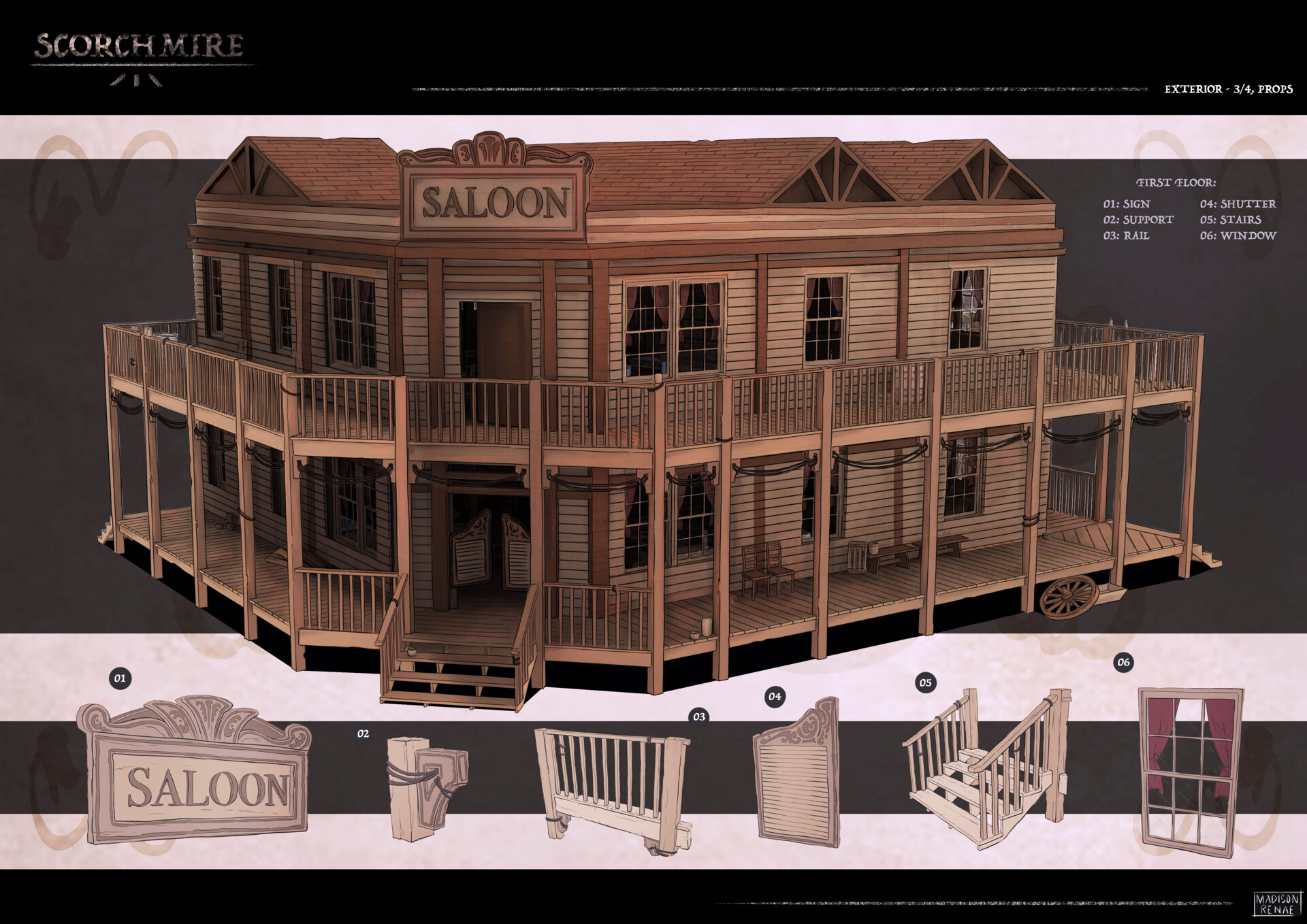ArtStation - Scorhmire Gambling Saloon