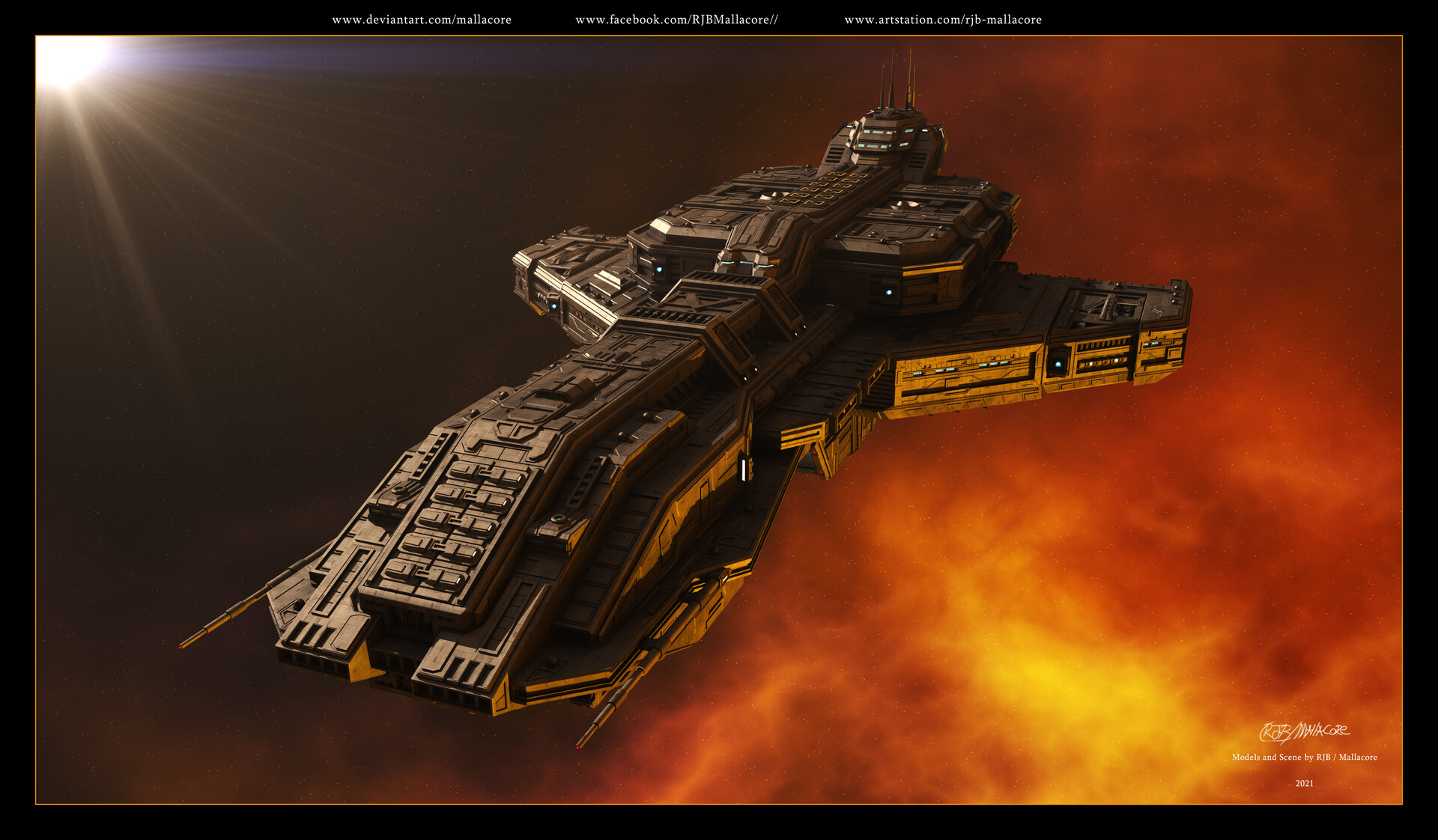 ArtStation - Stargate - Abydos class ready for deployment