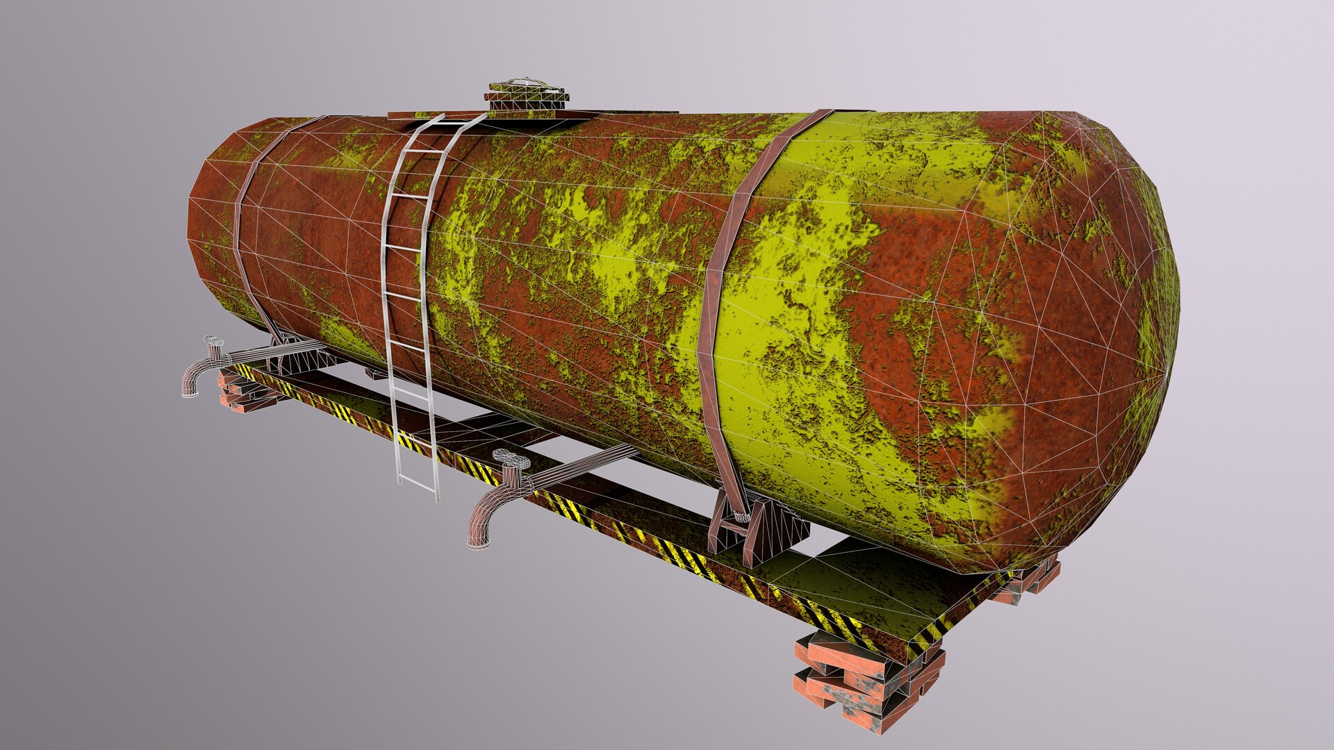 ArtStation - Fuel tank post-apocalypse