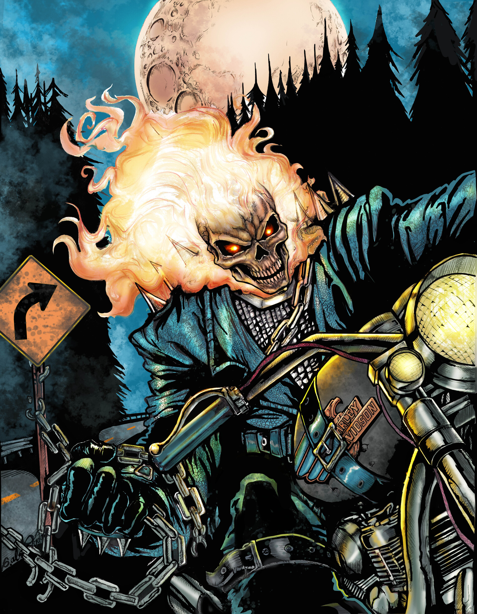 ArtStation - Ghost Rider