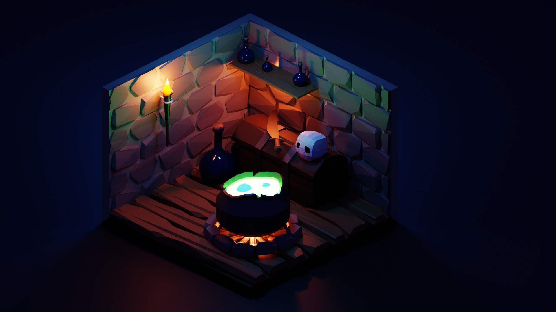 ArtStation - Low poly scenes